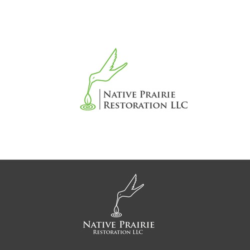 Create a visually appealing, organic logo for our native prairie ...