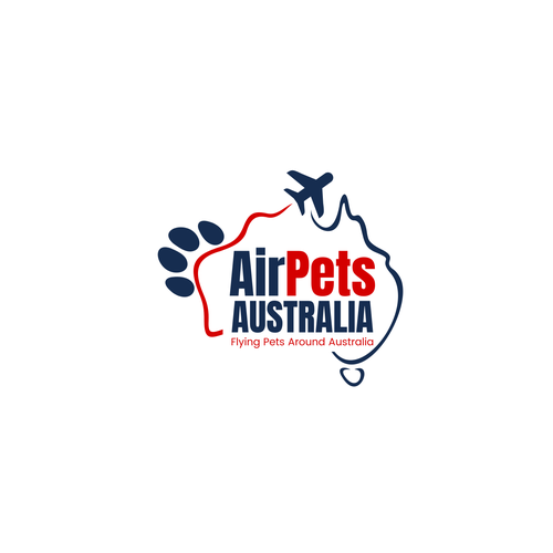 Designs | Flying Dogs & Cats Around Australia Logo | Logo design contest