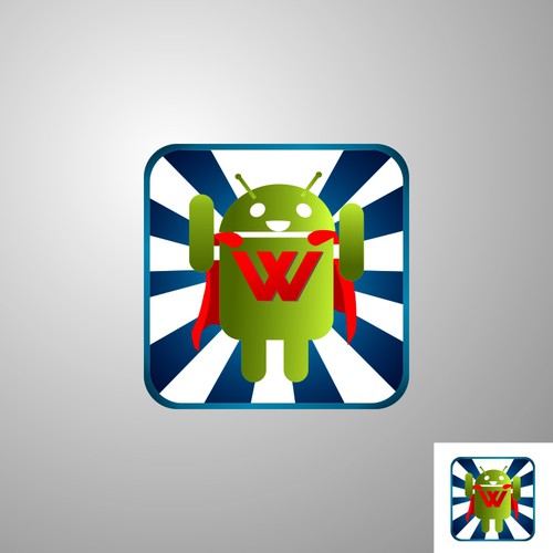 Icon for an Android Wikipedia browser application | Logo design contest