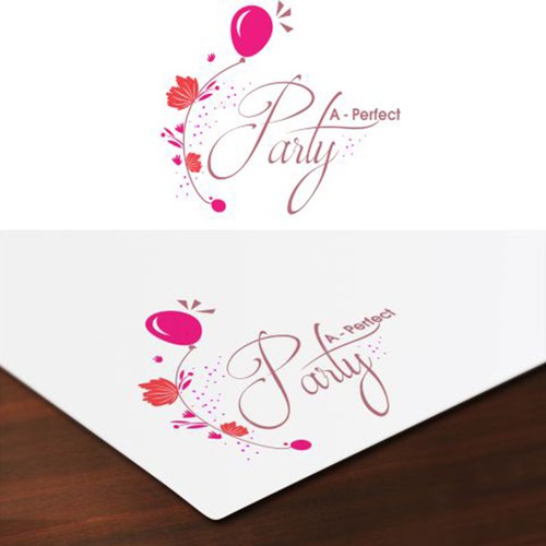 Party Event/Design company needing festive, but elegant look/logo ...