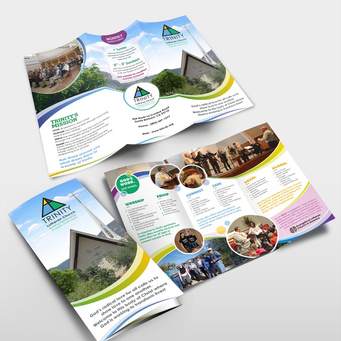 Church Welcome Brochure for Visitors [tri fold] | Brochure contest
