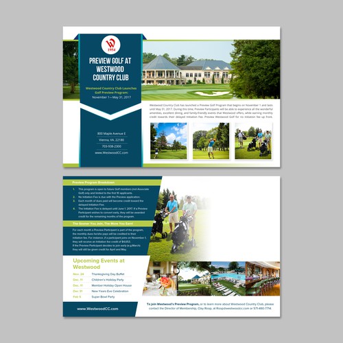 Country Club Postcard | Postcard, flyer or print contest