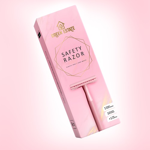 Designs | Design a Colorful Safety Razor Packaging for Women | Product ...