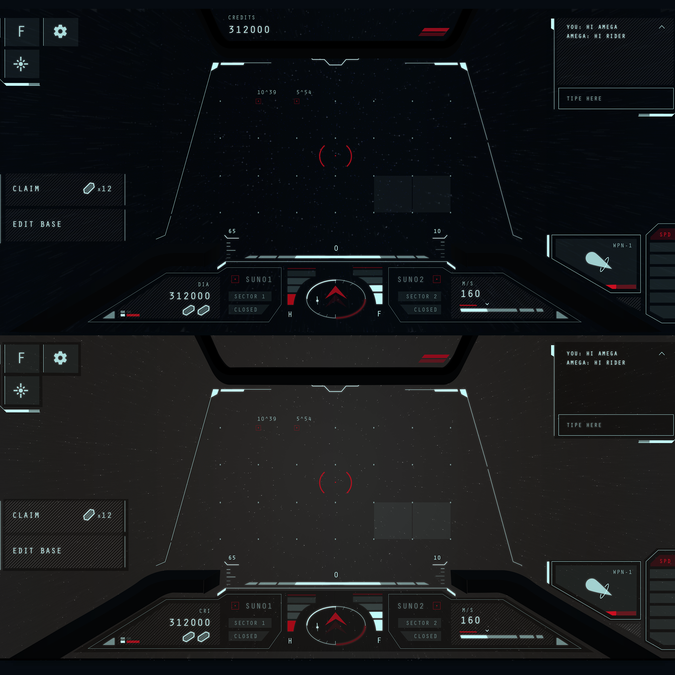 Craft a futuristic UI for an upcoming mobile space game | App design ...