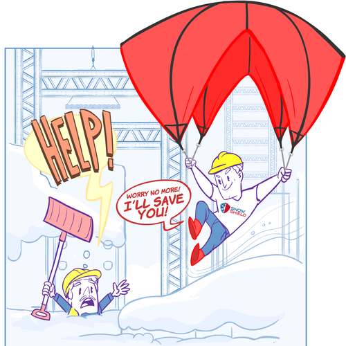 Designs | Comic-style illustration for construction workers ...