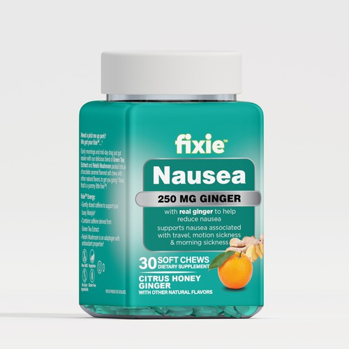 Designs | New supplement design: fixie Nausea Soft Chew | Product ...