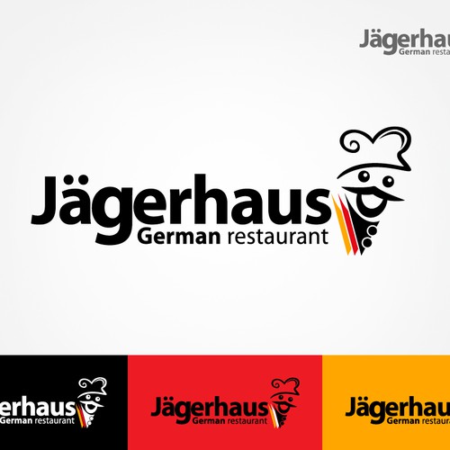 German Restaurant Logo