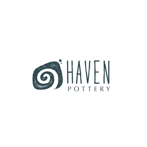 Haven Pottery Logo - minimal aesthetic with handcrafted appeal | Logo ...