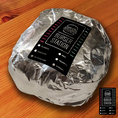 Burger shop needs a sticker! | Sticker contest