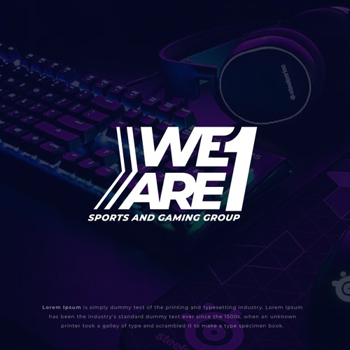 Designs | We Are 1 Sports and Gaming Group | Logo design contest