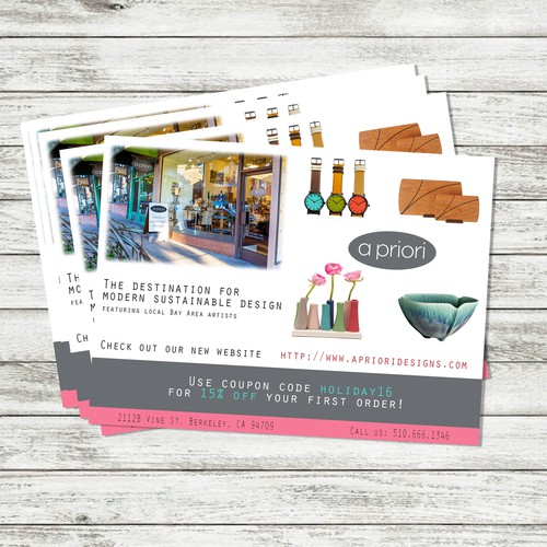 Need an awesome postcard to announce our new website | Postcard, flyer ...