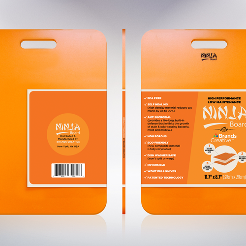 Designs | Ninja cutting board product leaflet | Postcard, flyer or ...