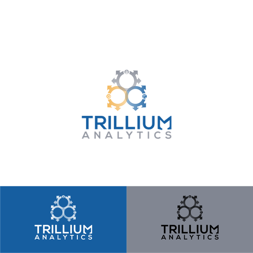 "Create a logo for Trillium Analytics, combining cues from both modern ...