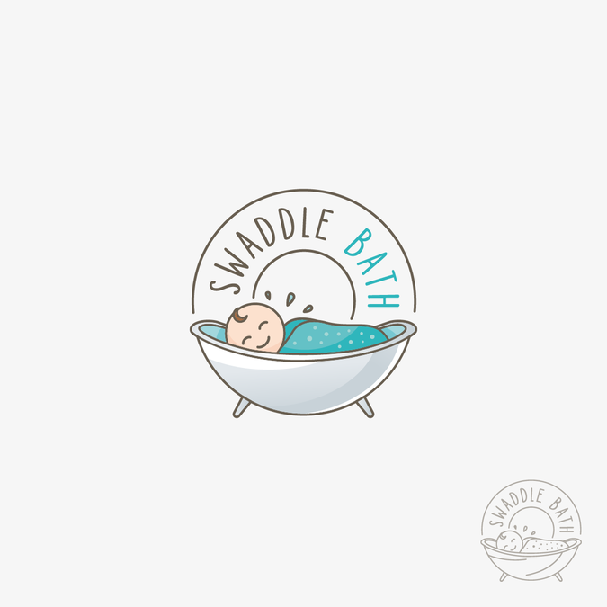 Can you help with a logo for a baby bath company ...? | Logo design contest