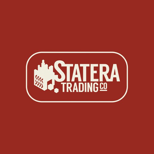 Create a vintage-modern geometric design for Statera Trading Company ...
