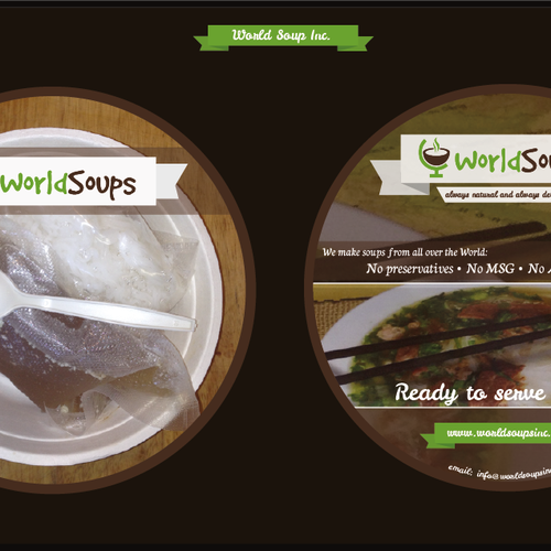 Designs | Create yummy inserts for new soup company | Postcard, flyer ...