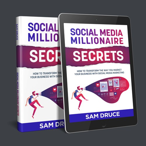 Designs | Design A Social Media Marketing Book Cover Being Sent to ...
