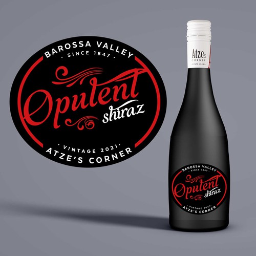 Designs | Wine label design. Change suggestions for existing front ...