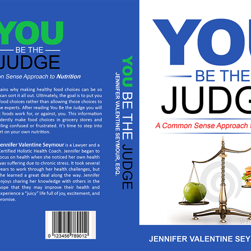 Create a cover for a nutrition book. | Book cover contest