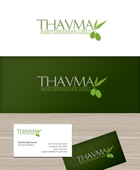Exciting new Mediterranean Restaurant LOGO | Logo design contest