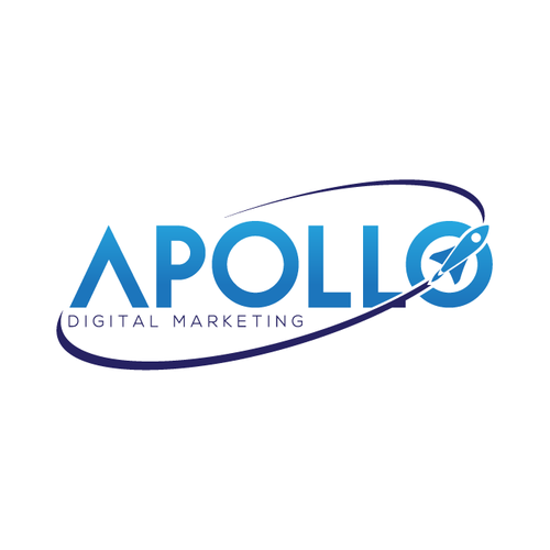 Create an abstract or space themed logo for Apollo Digital Marketing ...