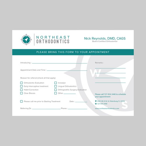 I need a referral pad design! | Other design contest