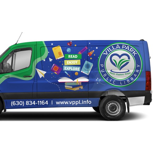 Designs | Design a visually appealing van wrap for our new library ...