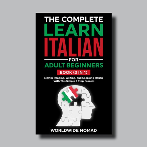Designs | Creative cover for teaching Italian | Book cover contest
