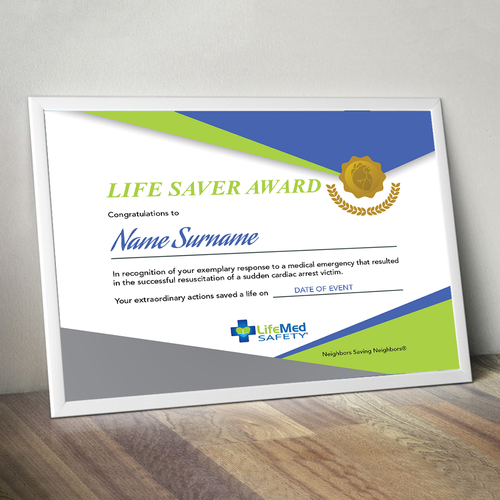 Life Saver Certificate | Other business or advertising contest