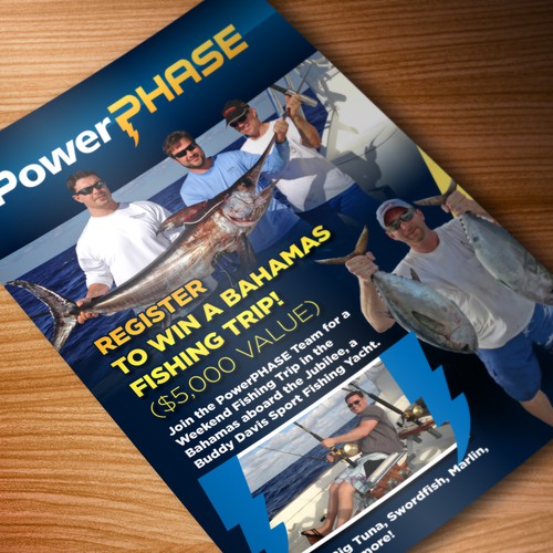 Eye-Catching Poster to Promote Fishing Contest! | Signage contest