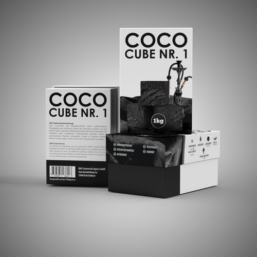 Design a box for Shisha charcoal cubes | Product packaging contest
