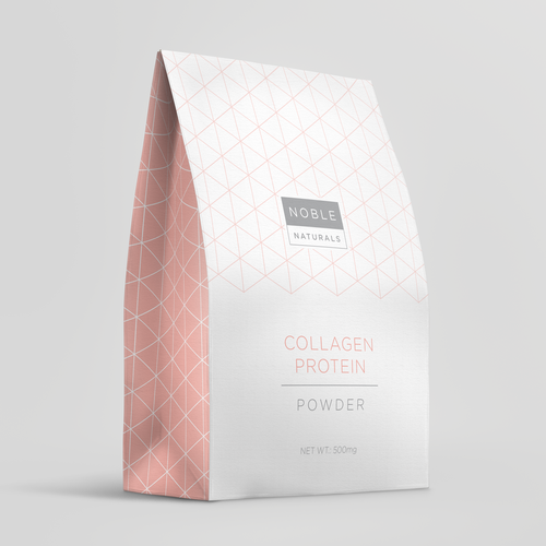 Creative bag design for collagen protein powder | Product packaging contest