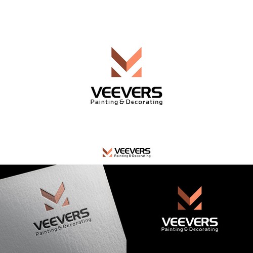 Designs | Veevers Painting and decorating, incorporating VPD into logo ...
