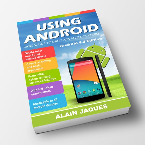 Designs | Create an eye-catching design for a book on Using Android ...