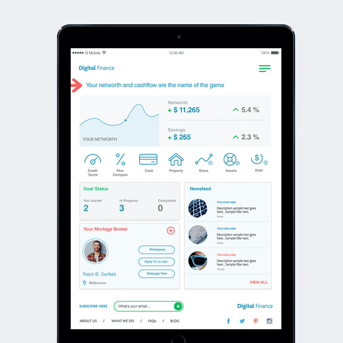 Graphic design contest for funky finance app | Other web or app design ...