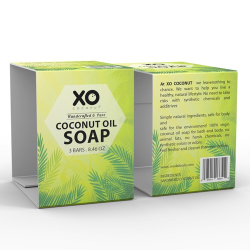 Dua dua 100% coconut oil soap | Product label contest | 99designs
