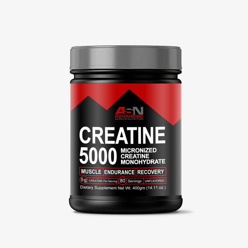 Create a unique label for our Creatine Powder Supplement | Product ...