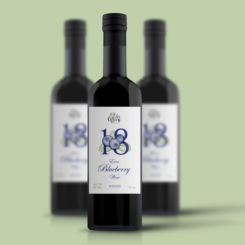 Inspire Female Millenial Wine Drinkers with a New Blueberry Wine Label ...