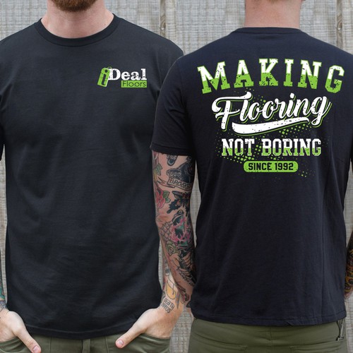 Retail Flooring Store Needs An Innovative T Shirt Design T Shirt Contest