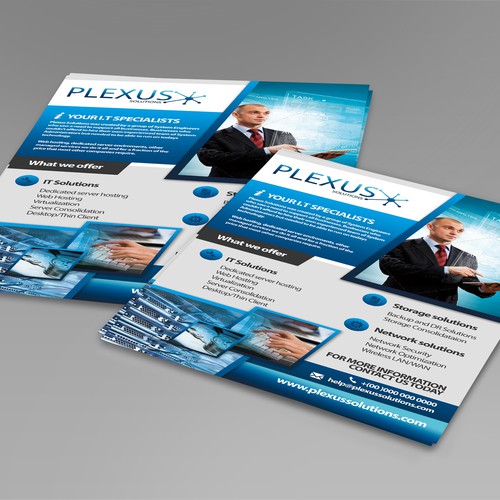 Help Plexus Solutions with a new postcard, flyer or print | Postcard ...