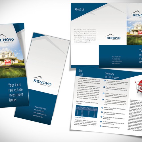 Help Renovo Capital LLC with a new brochure design | Brochure contest