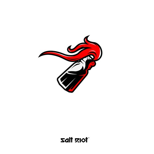 Brand Logo for Salt Riot, a unique & modern athletic apparel company ...