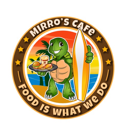 Designs | Design a vibrant logo for an awesome beach cafe | Logo design ...