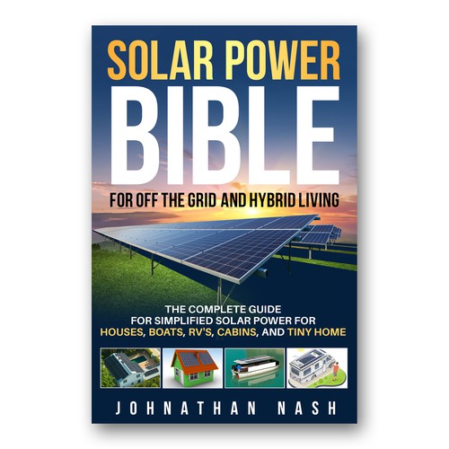 Designs | We need a powerful cover for our solar energy book. | Book ...