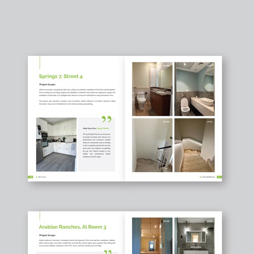 Designs | Elegant home renovation booklet | Brochure contest
