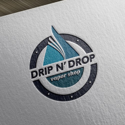 Create a unique logo for a vapor store - Drip N Drop Vapor Shop | Logo ...