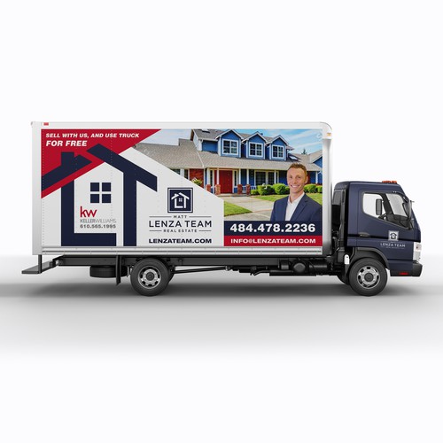 Designs | Custom Truck Design Wrap for Real Estate Agent, CREATIVE ...