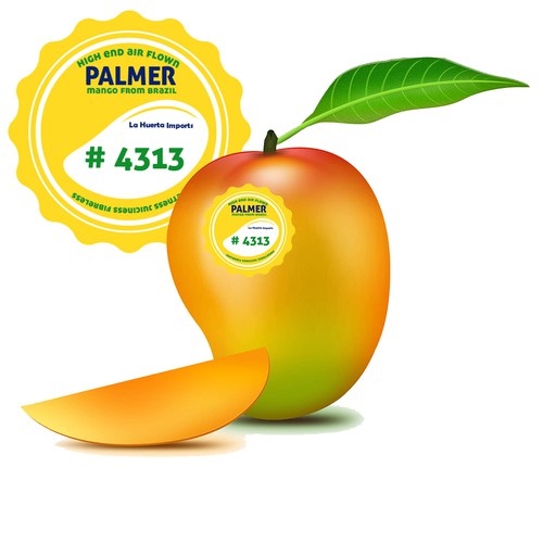 mango PLU sticker | Sticker contest