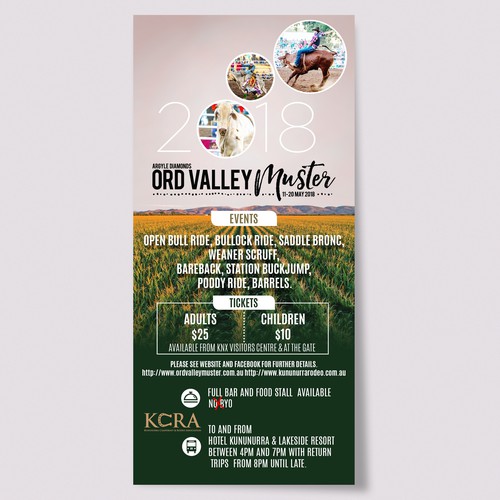 Design an entertaining flyer for a Rodeo | Postcard, flyer or print contest