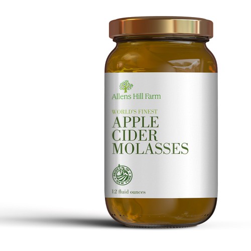 The World's Finest Apple Cider Molasses needs a label. | Product label ...
